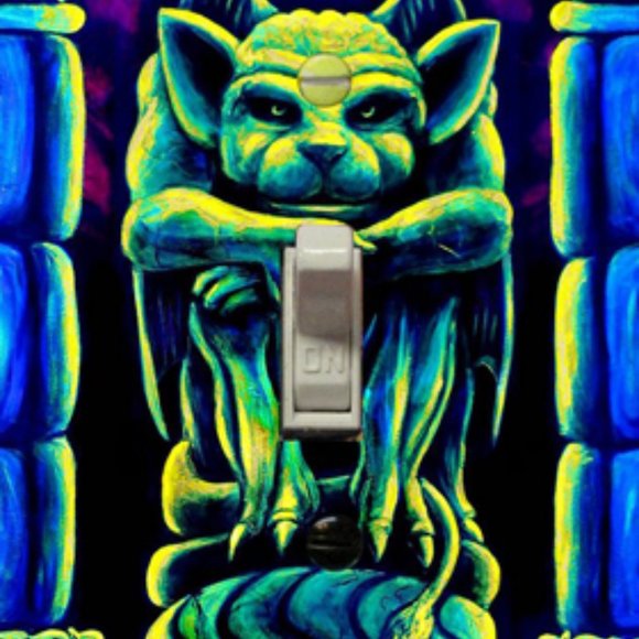 Vincent Monaco | Accents | Gargoyle Light Switch Cover Plate Gothic ...